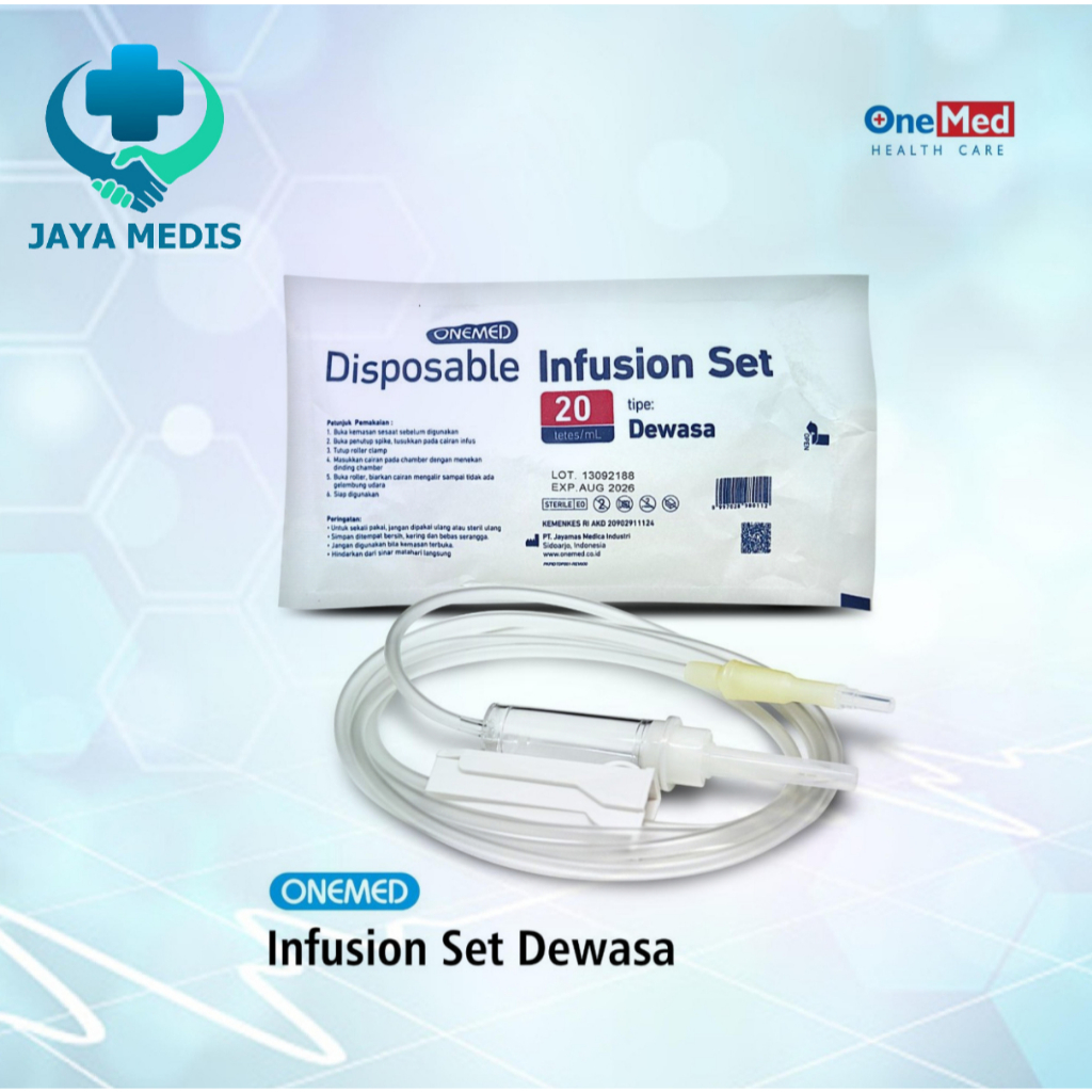 Jual Infuset Onemed Dewasa infus set dewasa selang infus onemed harga ...