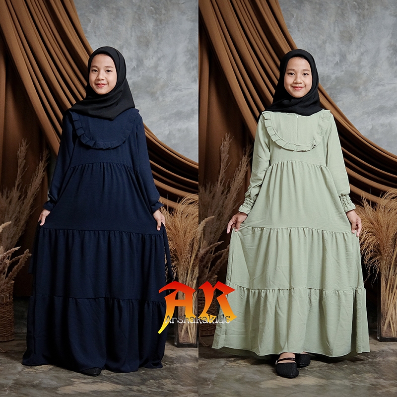 Jual GAMIS anak perempuan 12 tahun remaja tanggung fashion muslim ...