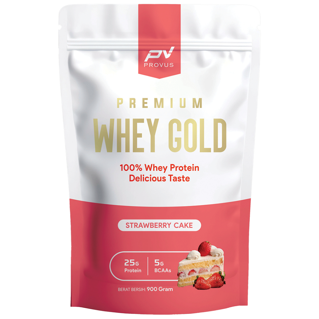 Jual Provus Premium Whey Gold 2 lbs 900 gram Susu Protein Concentrate ...