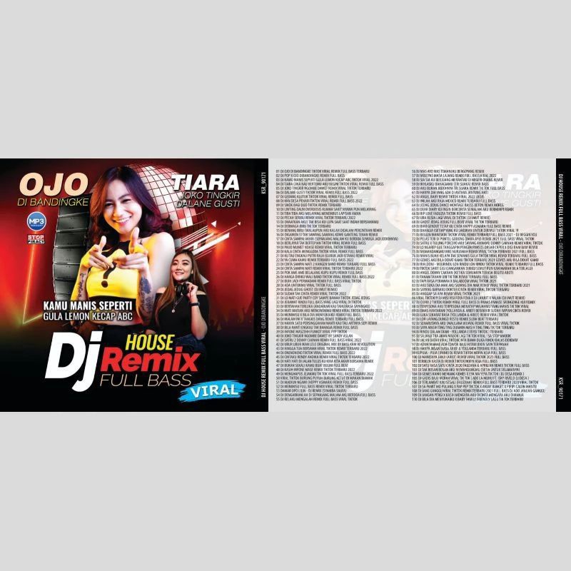 Jual Kaset Mp3 Audio Lagu Dj House Remix Full Bass Tiara Ojo Dibandingke | Shopee Indonesia