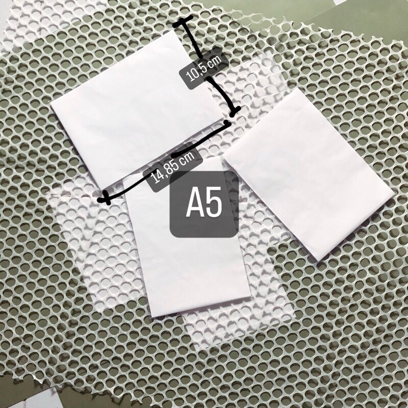 Jual 50 Lembar Kertas Roti Ukuran A5 (14,85 x 10,5cm) - 32gsm | Shopee ...