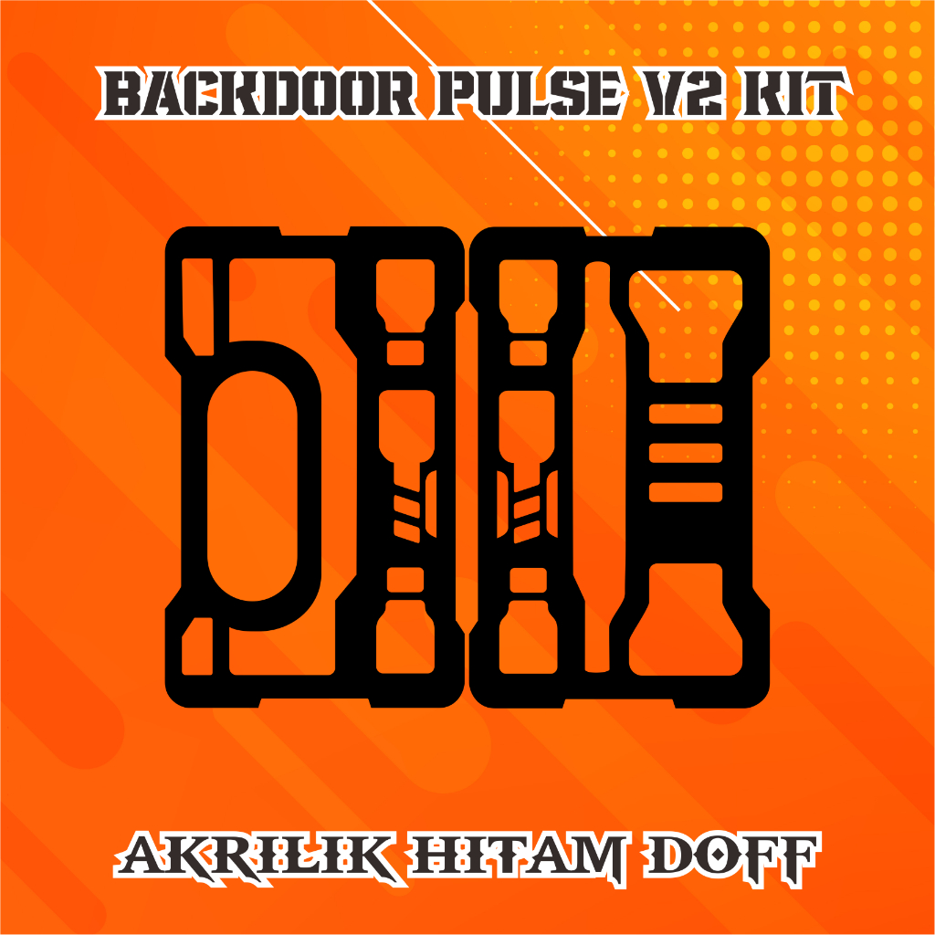 Jual ZHAFF Panel Akrilik Pulse V2 KIT Hitam Doff, Hitam Transparant ...