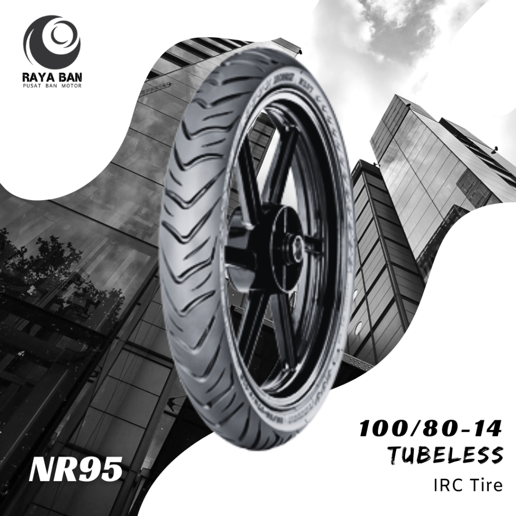 Jual Ban Motor IRC NR95 100/80-14 TL Tubeless NR 95 Reborn | Shopee ...