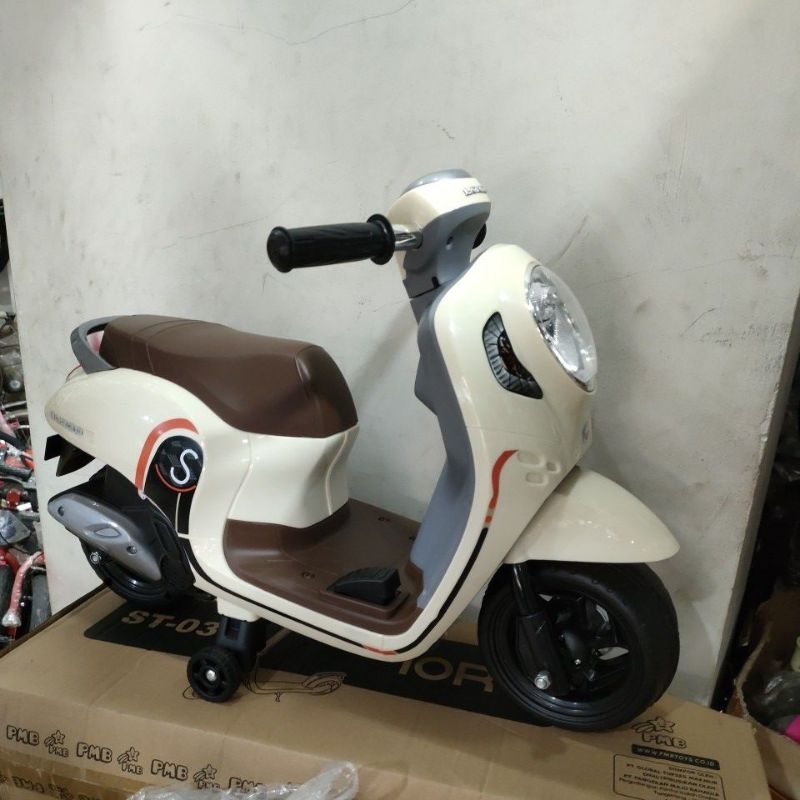 Jual Motor Mini Scoopy Aki Imut Motor Mainan Anak | Shopee Indonesia