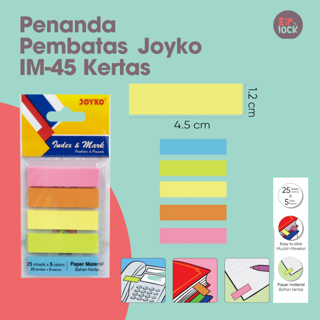 Jual Index & Mark Penanda Pembatas Joyko IM-45 Kertas | Shopee Indonesia