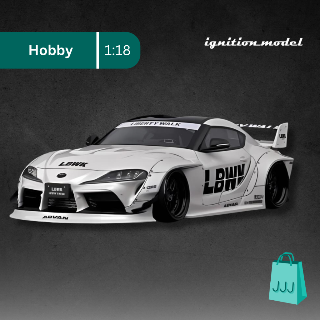 Jual Ignition Model / 1:18 Toyota LB-WORKS Supra A90 White / LBWK ...