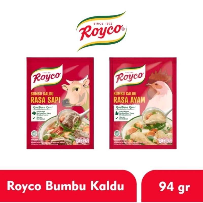 Jual Royco Bumbu Kaldu Penyedap Masakan Rasa Ayam Dan Sapi 94g ( Kemasan Agak Lecek ) | Shopee ...
