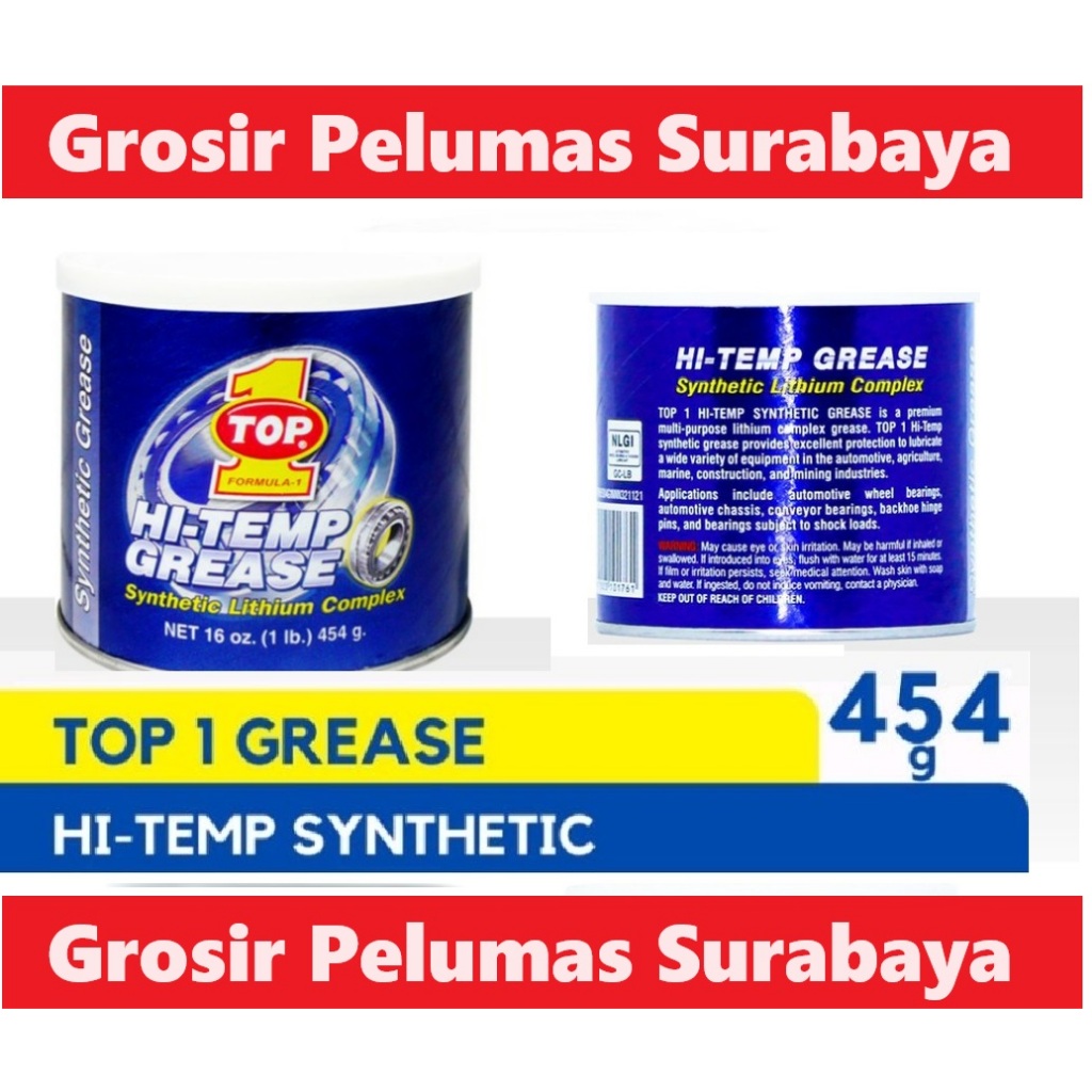 Jual gemuk Top1 Top 1 Hi Temp grease Top One Hitemp lithium complex ...