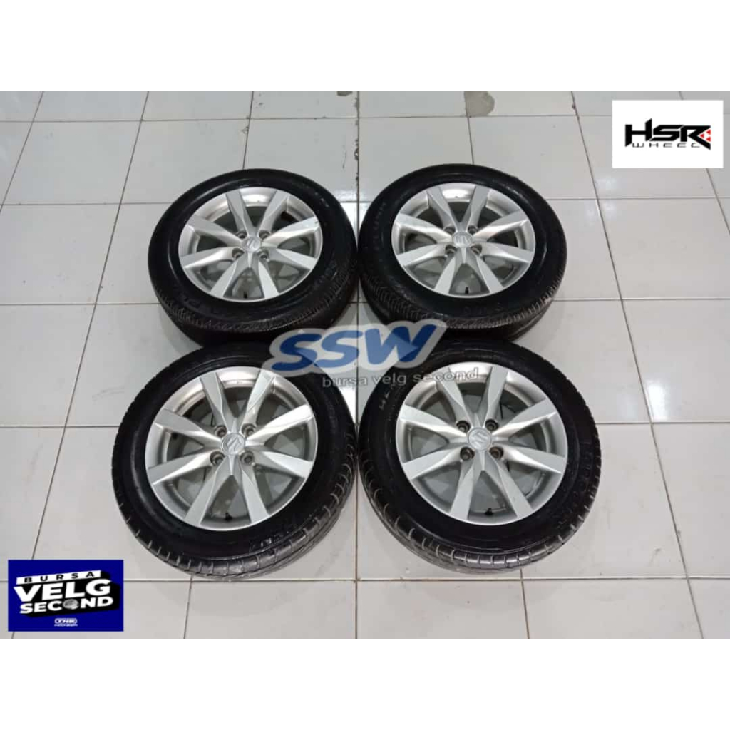 Jual velg mobil original copotan suzuki splash r15 paket ban pnp ignis ...