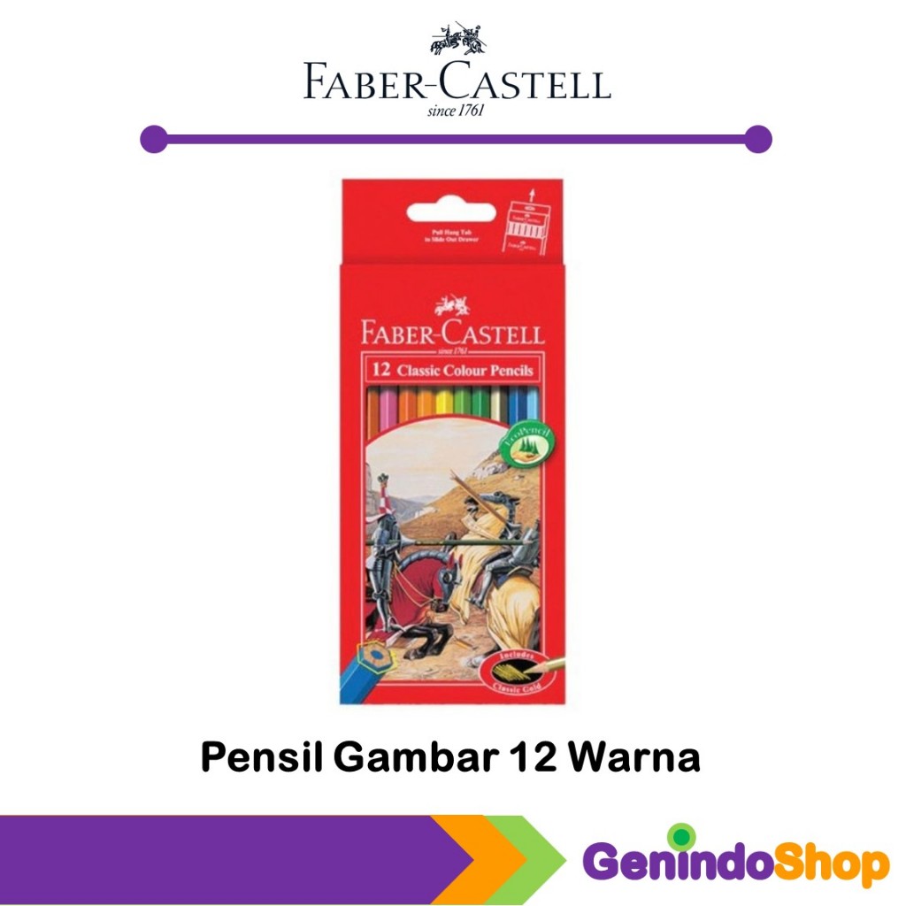 Jual Pensil Warna Classic 12 Color Faber Castle | Shopee Indonesia
