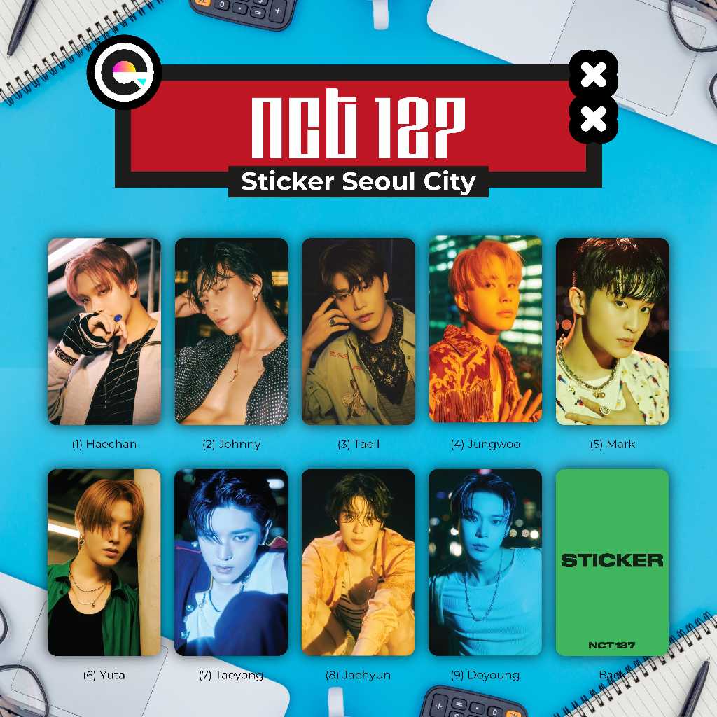 Jual [PC] Photocard NCT 127 Sticker Seoul City album foto Kpop 400 gsm ...