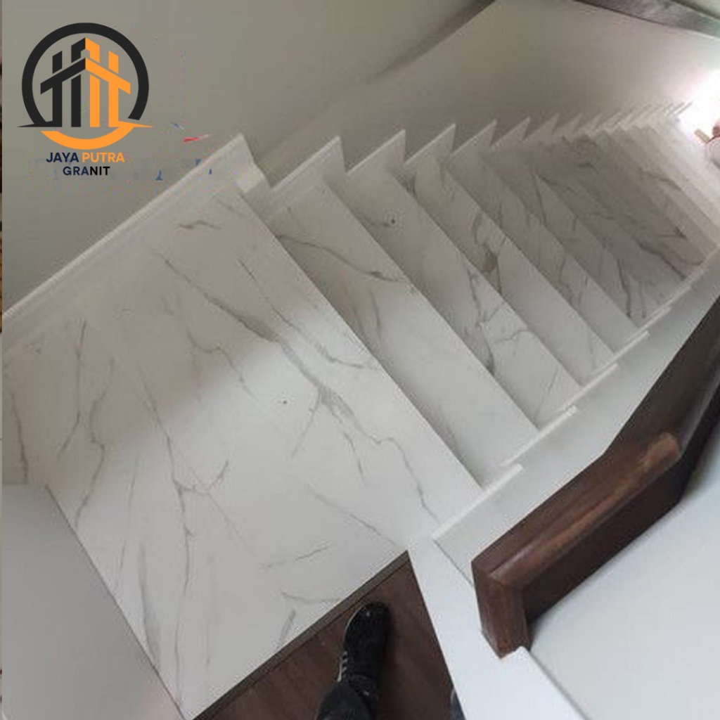 Jual Granit Tangga Motif Putih Carara Ukuran 30x100 20x100 List Keramik ...