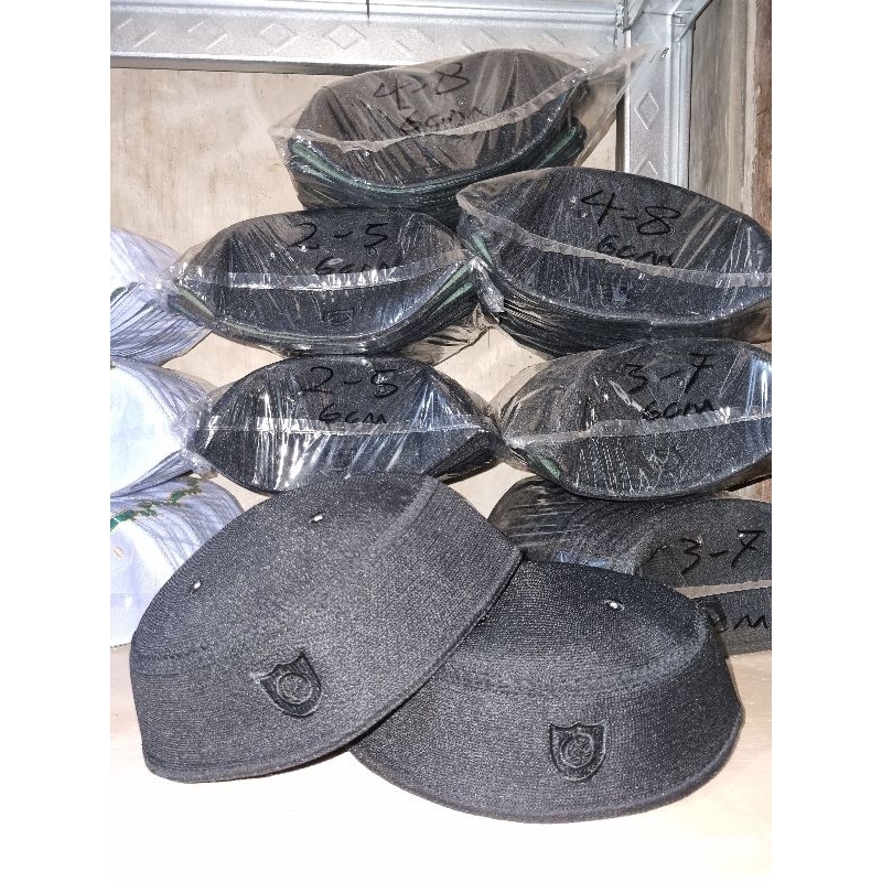 Jual Songkok Malaysia Logo Hitam Tinggi 6 Cm | Shopee Indonesia