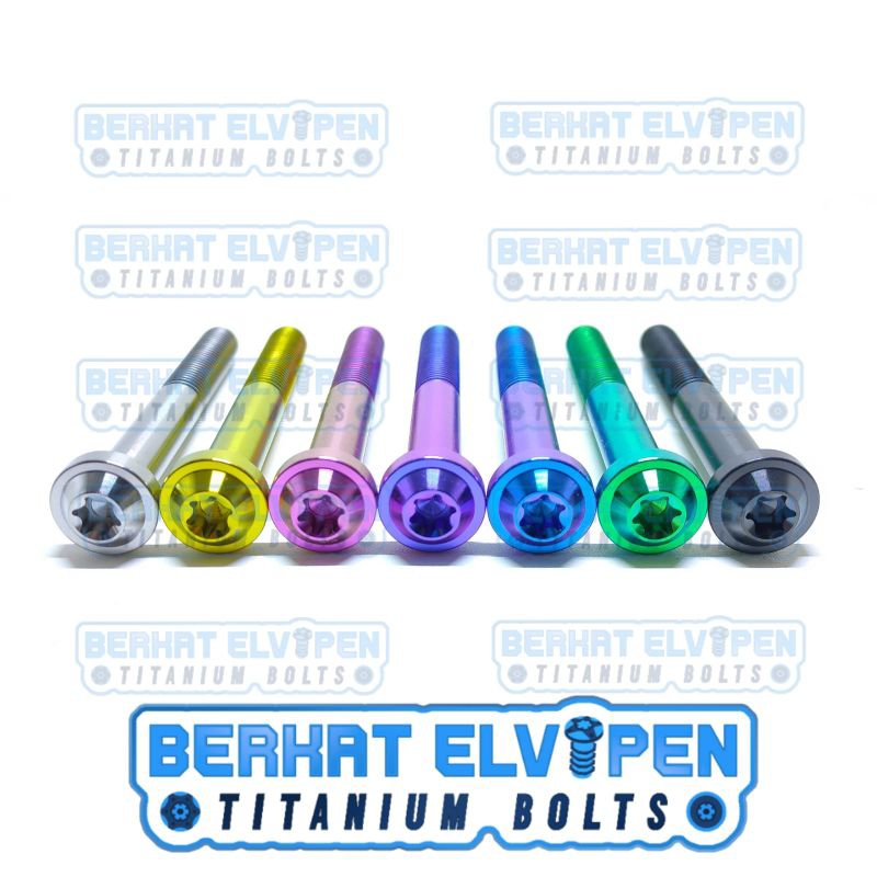 Jual Baut Titanium Big Head D18 M10x80 Drat 14 Panjang 80mm 8cm Grade 5 ...