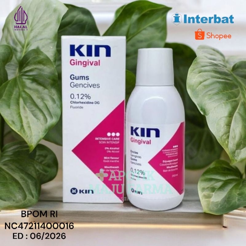Jual KIN GINGIVAL 0,12% 250ML OBAT KUMUR/MOUTHWASH | Shopee Indonesia