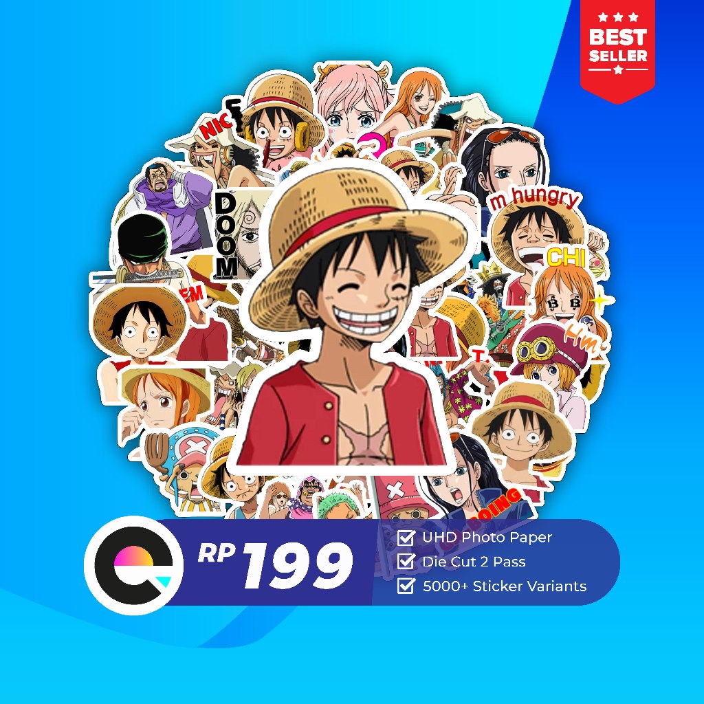Jual Stiker Sticker Anime One Piece #2 | Stiker Aesthetic Sticker Lucu ...