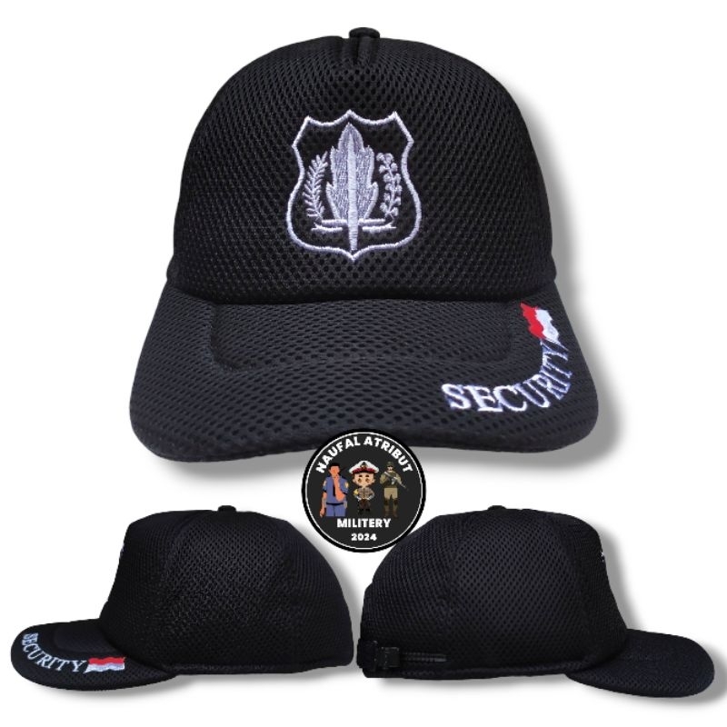 Jual TOPI SECUIRTY JARING | TOPI SECURITY | TOPI SECURITY TERBARU HITAM ...