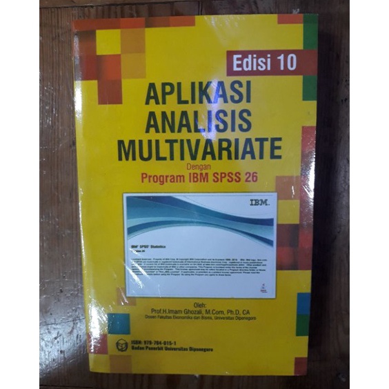 Jual aplikasi analisis multivariate dengan program IBM SPSS 26 Prof H Imam Ghozali | Shopee ...