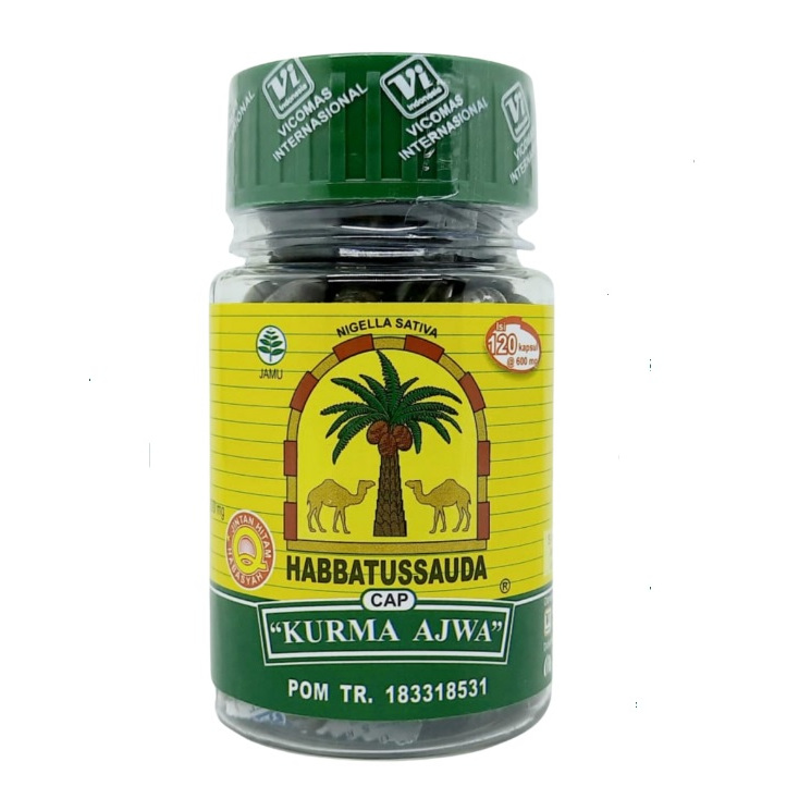 Jual Habbatussauda Cap Kurma Ajwa Serbuk Jintan Hitam isi 120 Kapsul ...