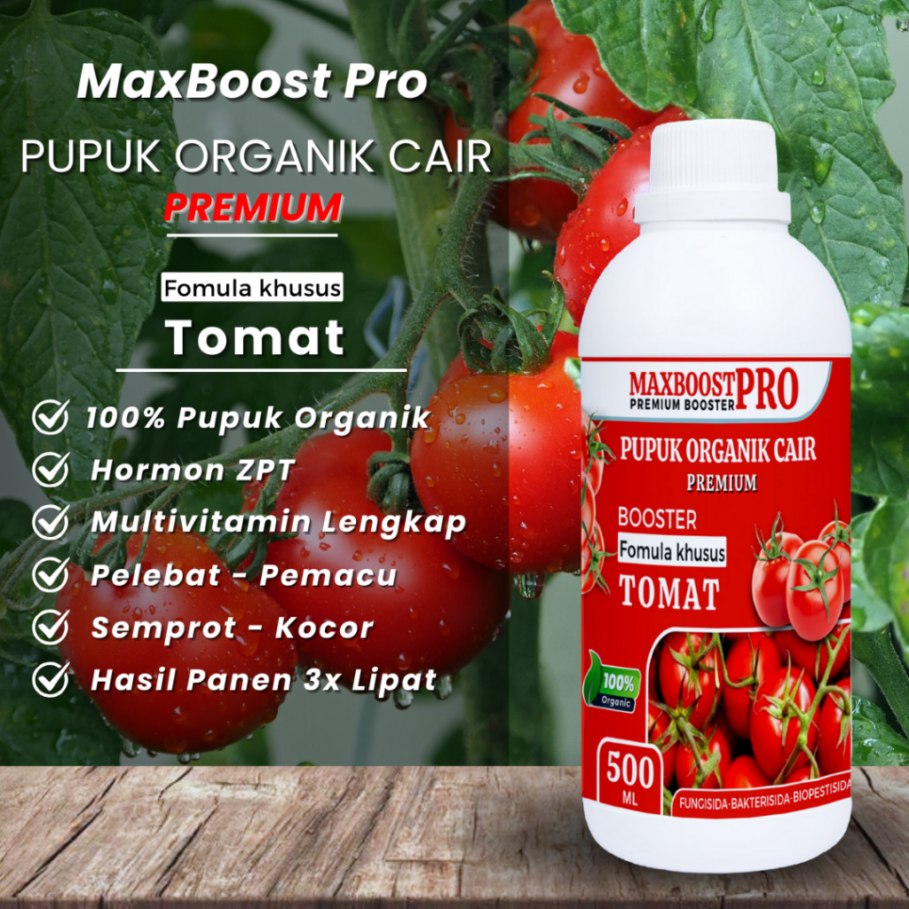 Jual Booster Tomat 500ml, Pupuk Organik Cair Tanaman Tomat, Melebatkan Secara Maksimal 100ml ...