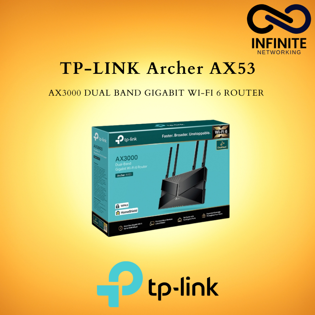 Jual TP-LINK Archer AX53 AX3000 Dual Band Gigabit Wireless WiFi 6 Router | Shopee Indonesia