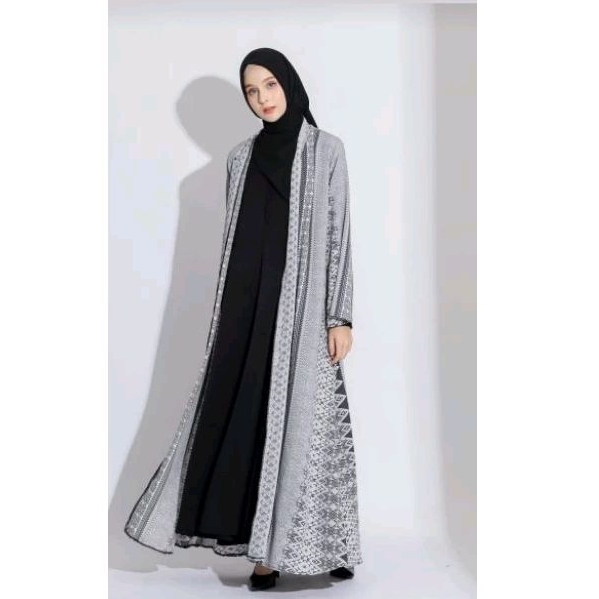 Jual Abaya Fatma / Abaya Saudi / Gamis Hitam / Abaya Arab / Abaya Hitam ...