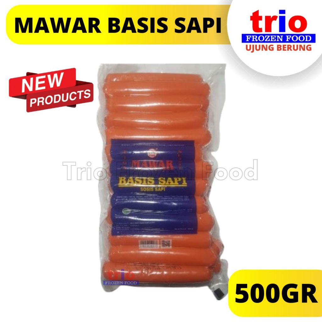 Jual MAWAR BASIS SAPI 500GR SOSIS SAPI WARNA MERAH | Shopee Indonesia
