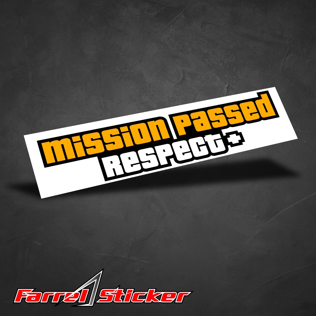 Jual STIKER GTA STICKER MISSION PASSED RESPECT | Shopee Indonesia
