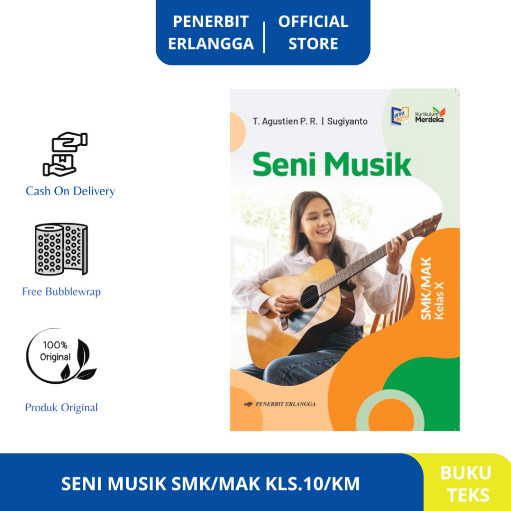Jual [Erlangga Official] Seni Musik Smk/Mak Kelas 10 - Kurikulum ...