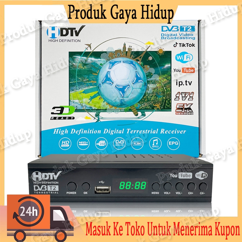 Jual STB Set Top Box TV Digital Receiver Penerima Siaran Full HD/ STB ...