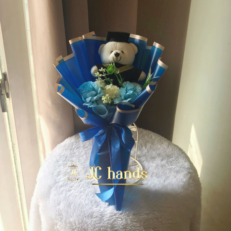 Jual Buket Wisuda bunga - Graduation Bouquet Simple | Shopee Indonesia