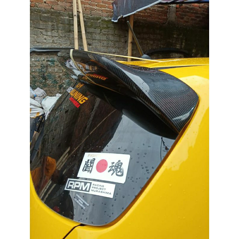 Jual SPOILER SPOON CARBON,NEW BRIO/BRIO FACELIFT | Shopee Indonesia