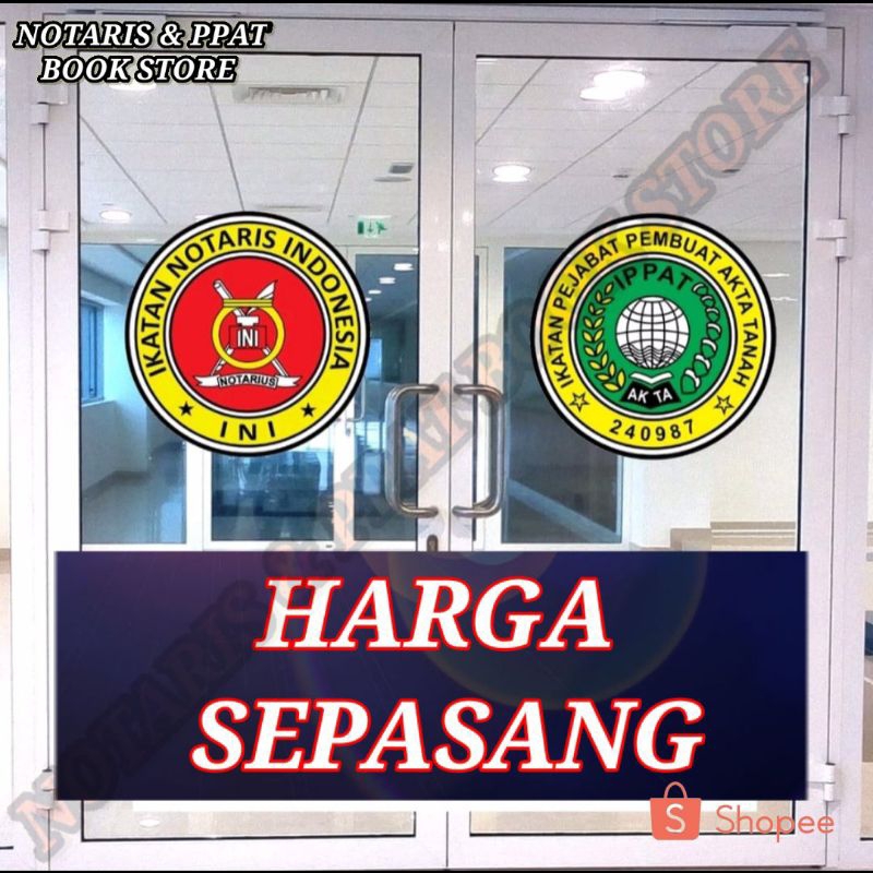 Jual STICKER LOGO NOTARIS DAN PPAT | Shopee Indonesia