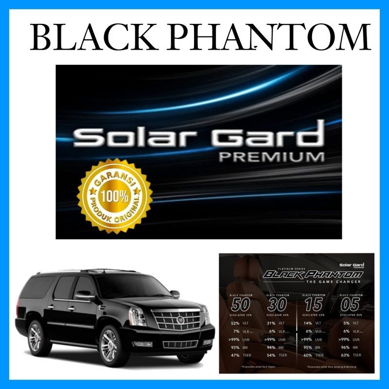 Jual Kaca Film Solar Gard Black Phantom 100% Original Kaca Film Mobil ...