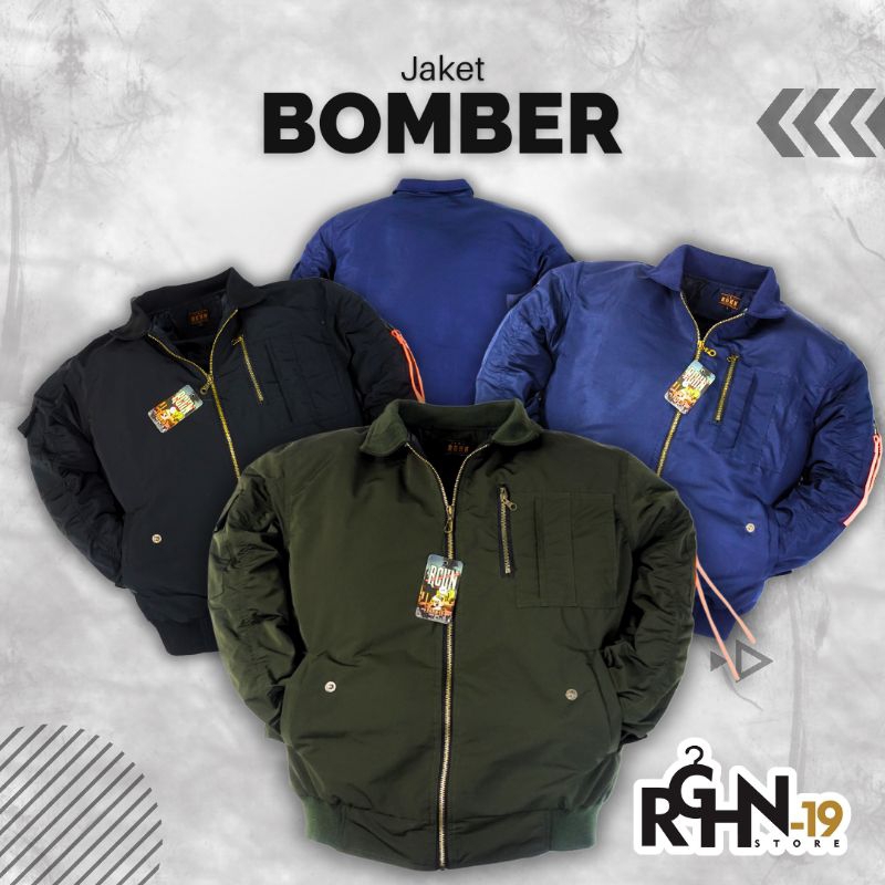 Jual RGHN STORE | Jaket bomber outdoor pilot military polos waterproof ...
