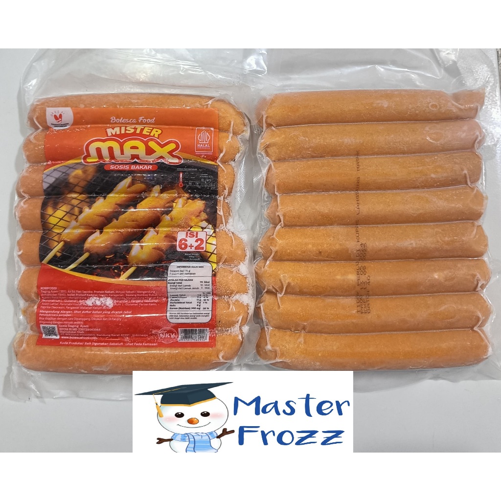 Jual Mister Max Sosis Jumbo Bakar 6+2s | Shopee Indonesia