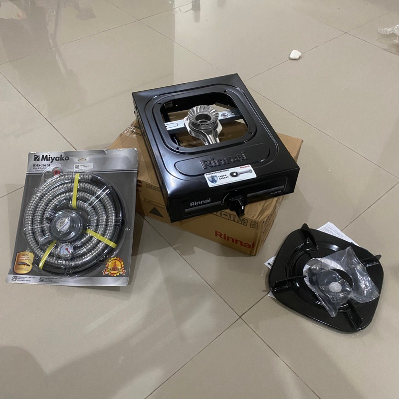 Jual KOMPOR GAS RINNAI RI-201S SATU TUNGKU SELANG REGULATOR ORIGINAL ...