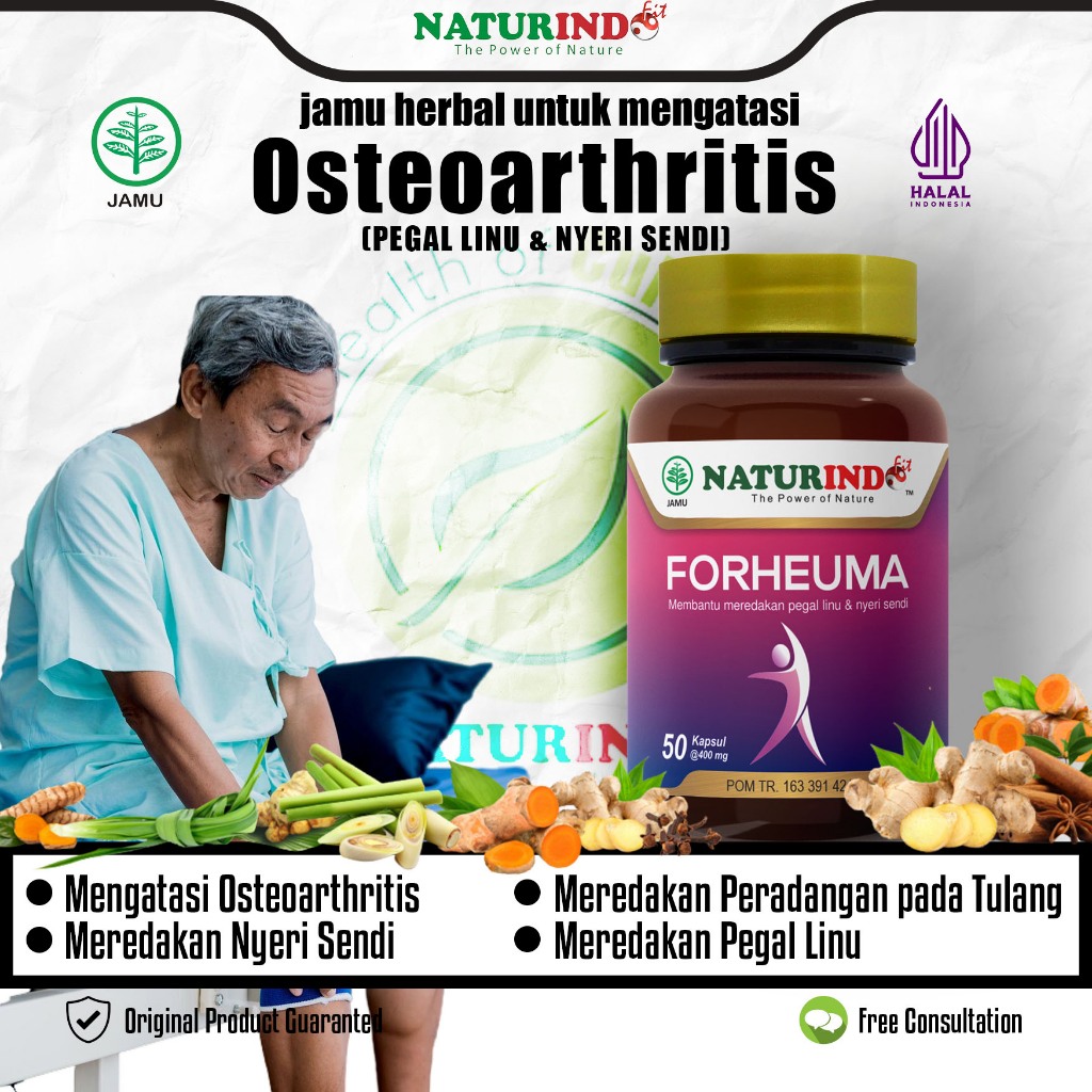 Jual Obat Osteoarthritis Nyeri Sendi Lutut Otot Pengapuran Bengkak ...