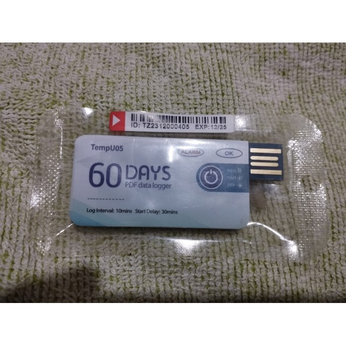 Jual Single Use Temperature Data Logger Disposable USB Logger Suhu ...