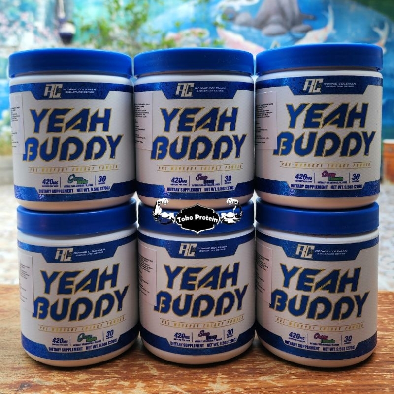 Jual BPOM Ronnie Coleman Yeah Buddy Pre Workout 240 Grams 30 Serving ...