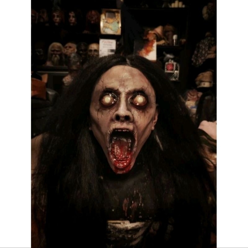 Jual hantu Mama Ghost half mask | Shopee Indonesia