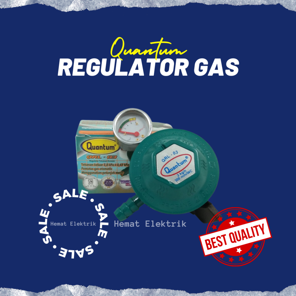 Jual QUANTUM Regulator Gas LPG QRL 03 Regulator Gas Tekanan Rendah ...