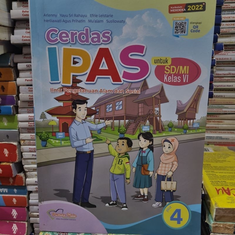 Jual BUKU PUSTAKA MULIA - CERDAS IPAS KELAS 3 4 5 6 SD KURIKULUM MERDEKA | Shopee Indonesia