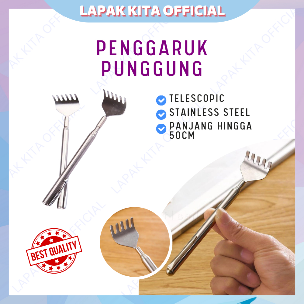 Jual Alat penggaruk punggung teleskopik stainless anti karat / garuk ...