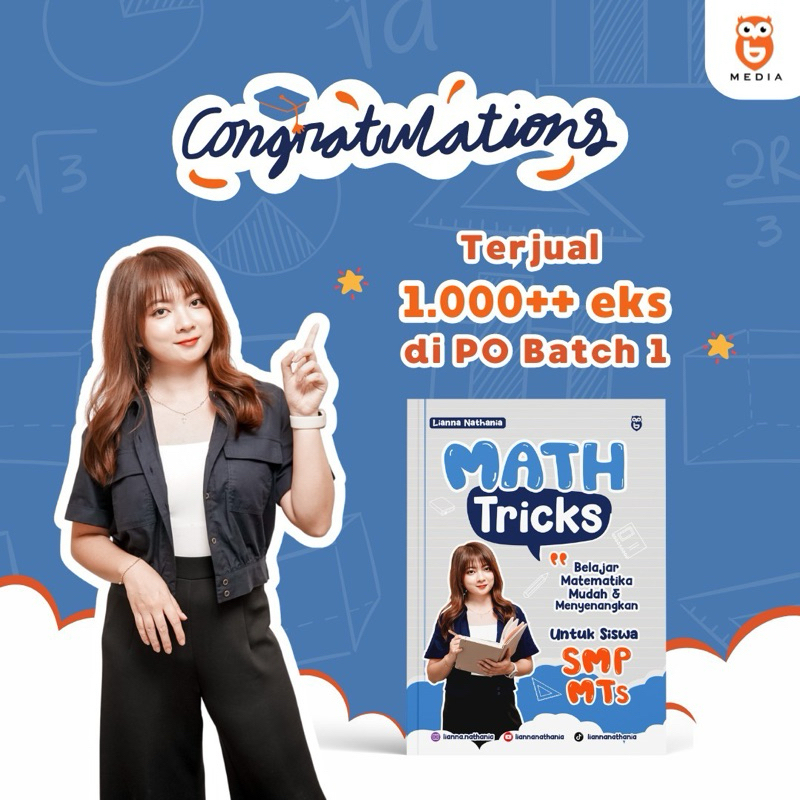 Jual Buku MATH TRICKS untuk SD & SMP/MTs - Lianna Nathania | Shopee ...