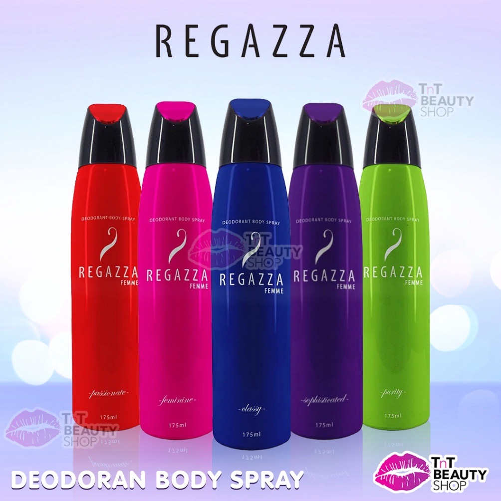 Jual BERKAH SHOPEE Regazza Body Spray 1ml 175ML Regazza Deo Spray 1ml ...