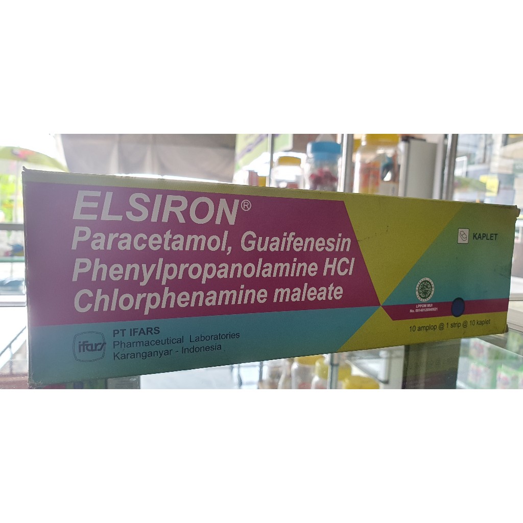 Jual Elsiron Kaplet Strip isi 10 Tablet - Paracetamol untuk Flu ...