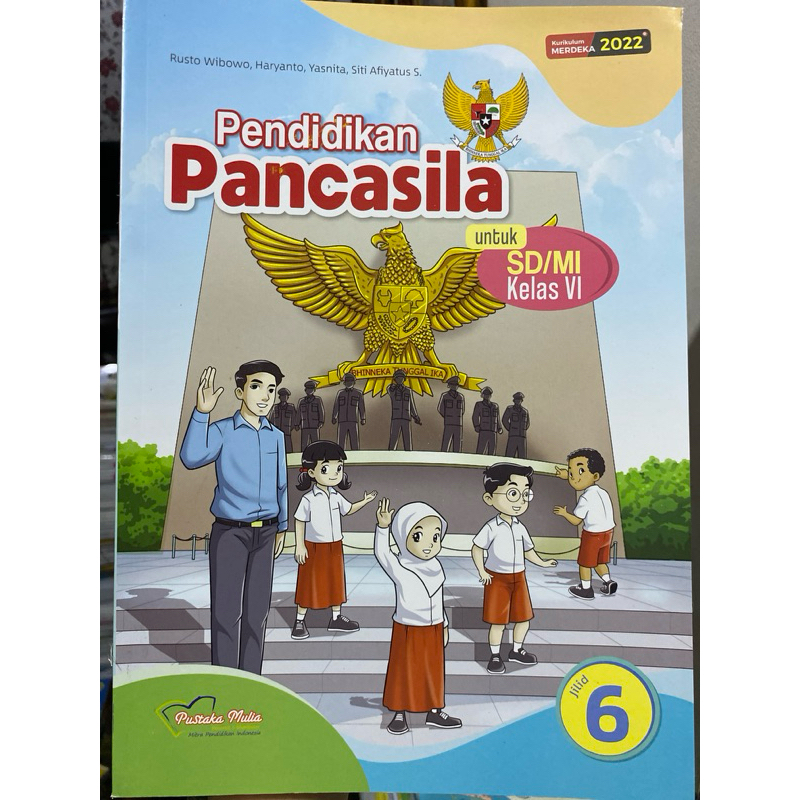 Jual PENDIDIKAN PANCASILA UNTUK SD/MI KELAS 1 2 3 4 5 6 KURIKULUM MERDEKA PUSTAKA MULIA | Shopee ...