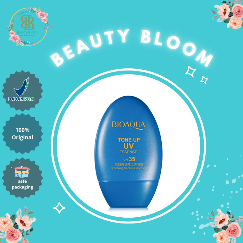 Jual BIOAQUA Tone Up UV Essence SPF 50 PA++++ 60G / UV Sunscreen Gel SPF 50 PA++++ 50G | Shopee ...