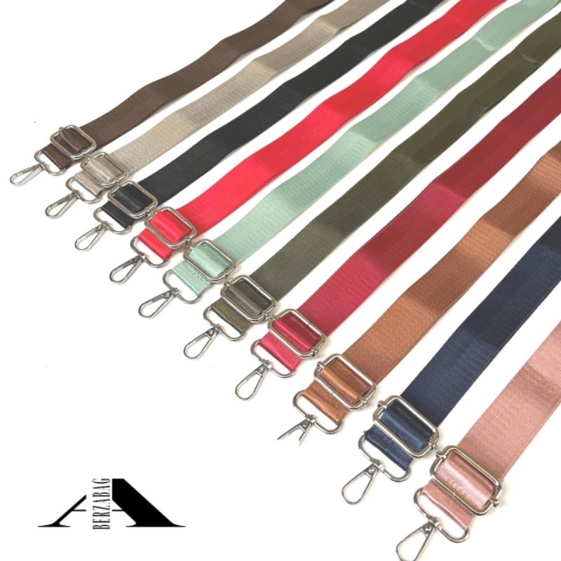 Jual TALI STRAP POLIESTER LEBAR 3 cm PANJANG 120 CM WANITA DAN PRIA ...